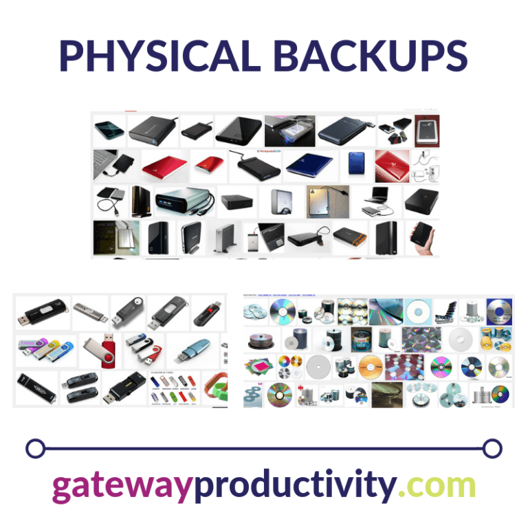 Backups - Physical/Hardware • Gateway Productivity • St. Louis, MO Backups - Physical/Hardware • Gateway Productivity • St. Louis, MO
