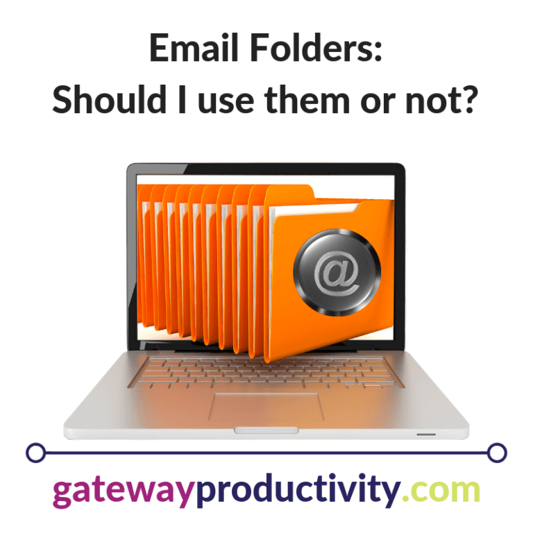 Email Folders: Should I use them or not? • Gateway Productivity • St ...