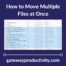 How to Move Multiple Files at Once • Gateway Productivity • St. Louis, MO